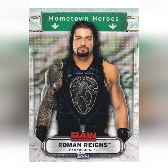 WWE | Toys | Roman Reigns Tribal Chief Wwe Wrestling Trading Card Wwe ...
